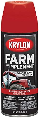 Krylon Farm And Implement Paint Massey Ferguson Red - Lot of 6 - Amazon.com