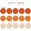 Amazon.com: 192 Ft Orange Party Decorations Ombre Orange Big Circle ...