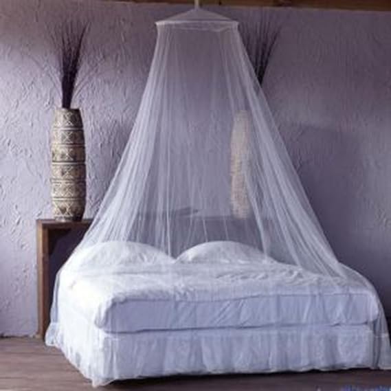 PANKHUDI Mosquito Net for Hanging Double Bed | King Size Embroidery ...