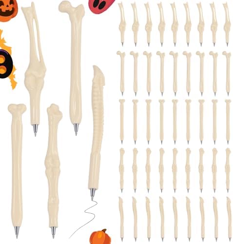 Amazon.com : Lnrueg 50 PCS Bone Ballpoint Pens, Skeleton Finger ...