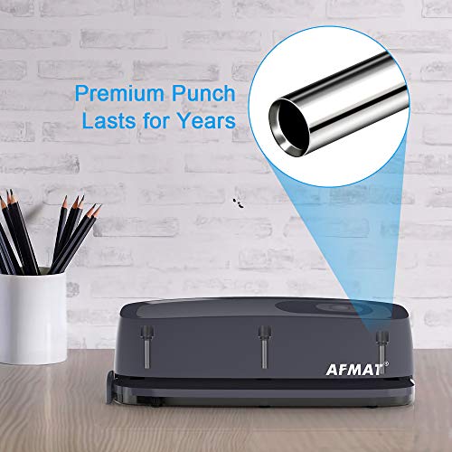 Snapklik.com : 3 Hole Puncher For Paper, Electric Hole Punch 3 Ring, 20 ...
