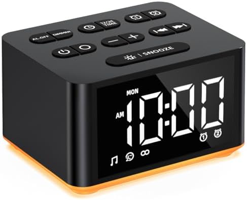 Amazon.com: Reacher Digital Alarm Clock & White Noise Sound Machine, 21 ...