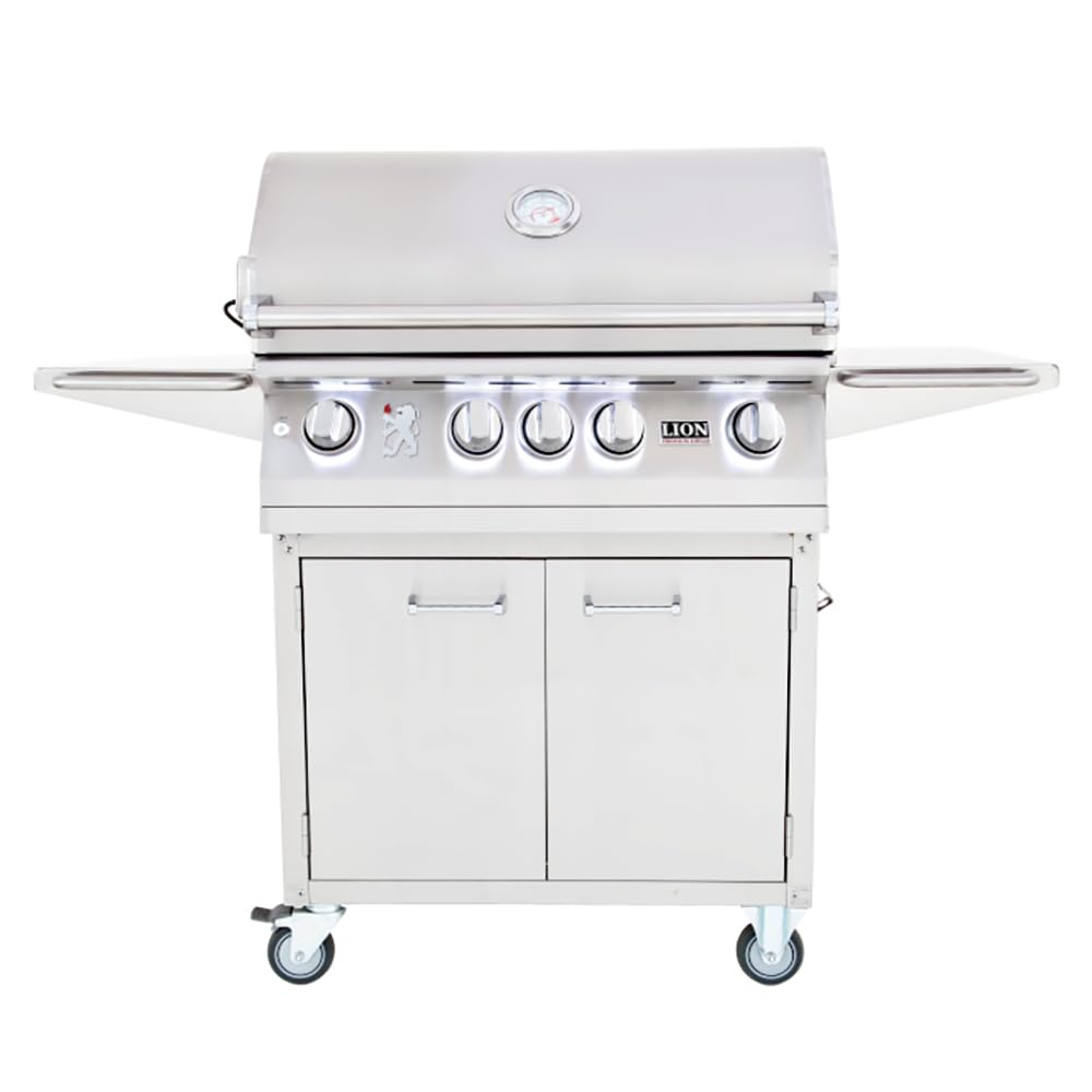 Amazon.com: Lion 32-Inch Gas Grill - L75000 Stainless Steel ...