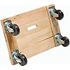 Amazon.com: Global Industrial Hardwood Dolly with Solid Deck, 36" L x ...