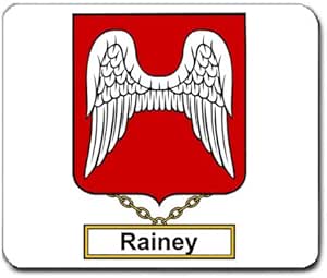 Amazon.com: Rainey or Raney Family Crest Coat of Arms Mouse Pad ...