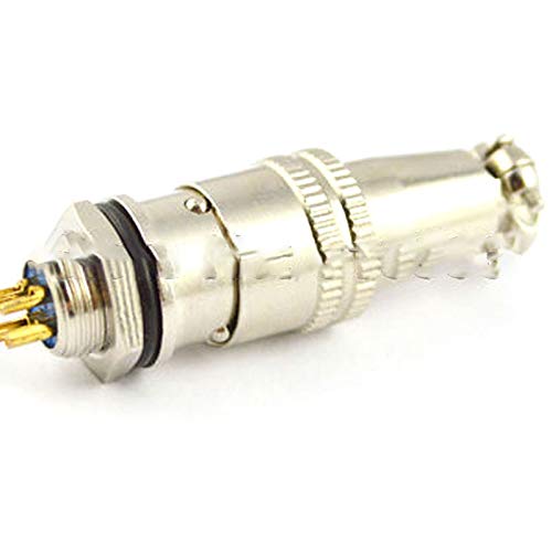 Amazon.com: (5 Pcs) 4pin 9mm self Locking Aviation Plug XLR Connector ...