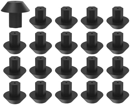 Amazon.com: 48 Pieces Rubber Grate Feet Rubber Foot Replacements ...