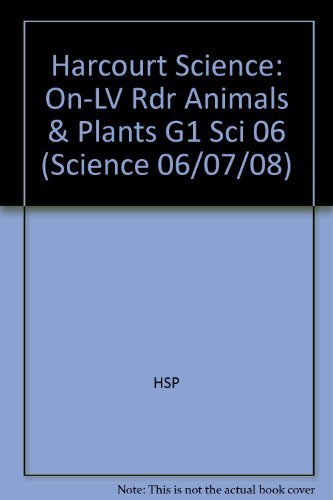 Animals & Plants, On-Level Reader Grade 1: Harcourt School Publishers ...