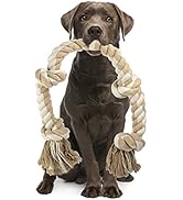 Amazon.com : PetiFine Dog Rope Toys for Aggressive Chewers, Large Dog ...