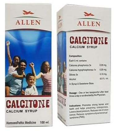 Buy Allen Calcitone Calcium Syrup - 100 ml |Pack of 1| Online at Low ...