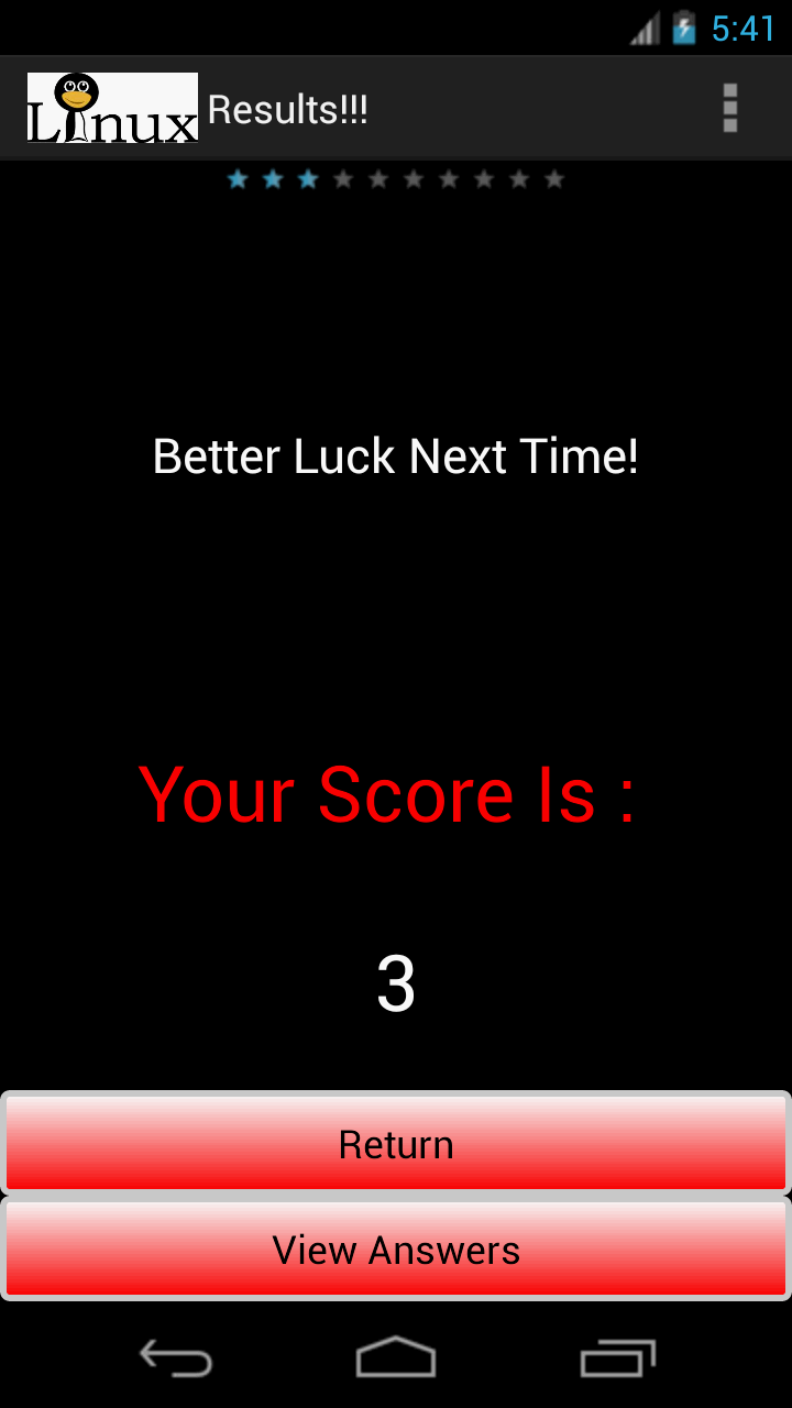 Linux tutorial + quiz - App on Amazon Appstore