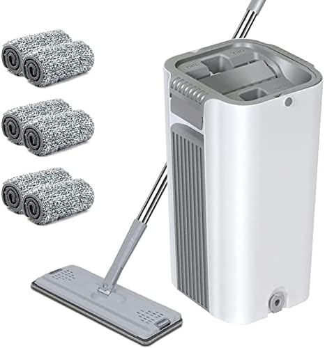 Kit Balai Serpillère & Seau Essoreur - Balai Microfibre Plat avec ...