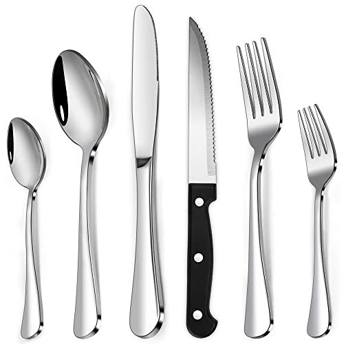 Top 10 Best Stainless Steel Flatware Sets : Reviews & Buying Guide ...
