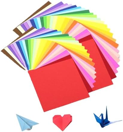JCKD 200 Piece Sheets of Children's Origami, 20 x 20 cm/15 x 15 cm ...