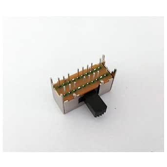 Amazon.com: 10 Pcs Panel PCB 16 Pin 3 Position 4P3T Mini Slide Switch ...