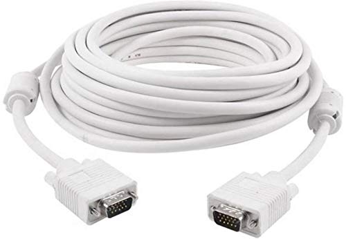 5 Meter 15 Pin VGA Male to Male Cable for PC Monitor & LCD TV : Amazon ...