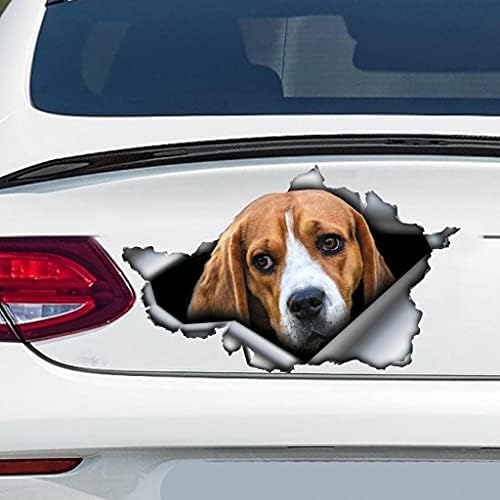 Amazon.com: Ocean Gift Beagle Car Decals, Dog Car Stickers Pack of 2 ...