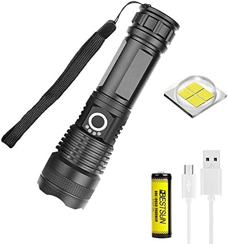 Jayxinli Torches LED Super Bright, Powerful 30000 Lumen Rechargeable ...