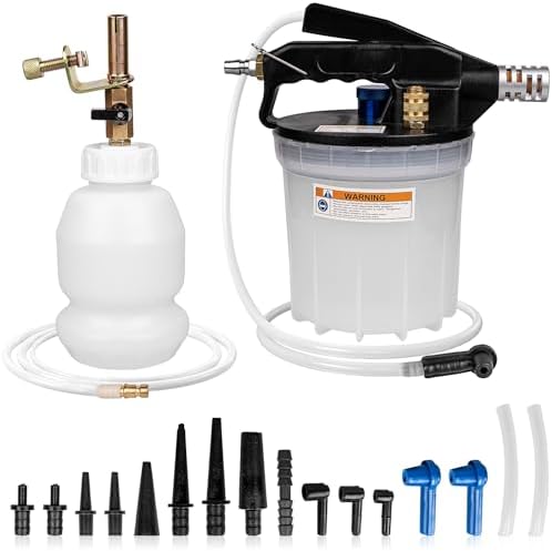 Amazon.com: YEYETUO 3L Vacuum Brake Bleeder Kit, One Person Pneumatic ...