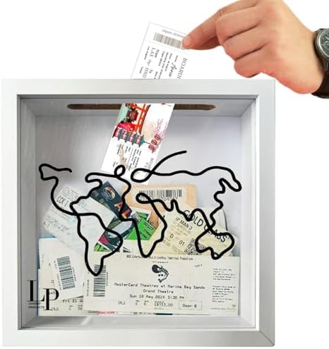 Amazon.com - Legend - Travel Adventure Archive Shadow Box with Slot on ...