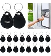 Amazon.com: RFID Key Fobs Writable, HID 125KHZ 26 Bit Keyfobs Proximity ...