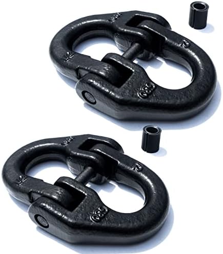 Amazon.com: 2 Pack 1/2" Safety Chain Connector Link, G80 Tow Hitch ...