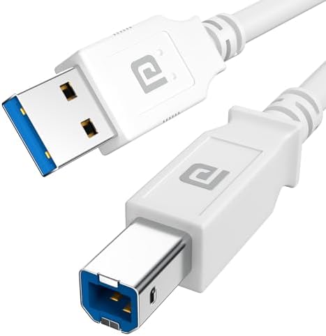 Portronics PrintLink 5 Printer Cable with USB Type-A to USB Type-B Male ...