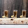 Amazon.com | Cowboy Boot Shot Glass Set - Real (not plastic) - Cowgirl ...
