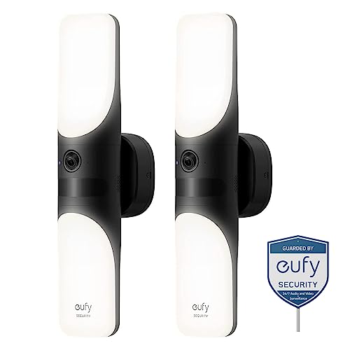 eufy Security S100 Wired Wall Light Cam (2-Pack)+Yard Sign, Security ...