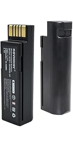 Amazon.com: 3400mAh Replacement Battery for Zebra DS3600 DS3678 LI3600 ...
