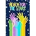 Amazon.com: Reach For The Stars Raised Hands Classroom Sign ...