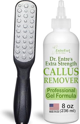 Amazon.com : Callus Remover Gel & Double-Sided Foot File: 8 oz Extra ...