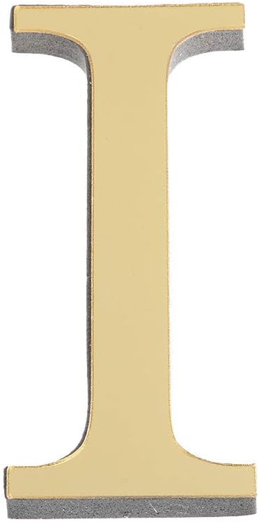 Amazon.com: UJAKEL Mirrored Letters Large Letters for Wall 4 Inch ...