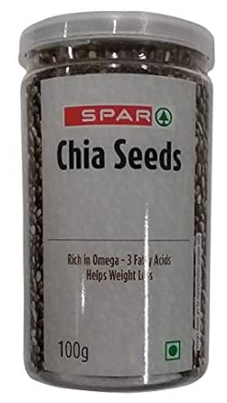 SPAR Chia Seeds, 100g Jar : Amazon.in: Grocery & Gourmet Foods