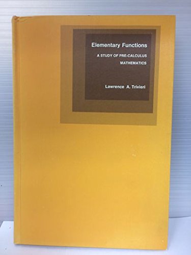 Elementary Functions: An Introduction (Introduction Mathematics S ...
