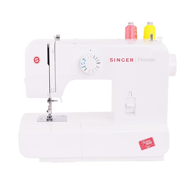 Singer Promise 1408 Zig-Zag Sewing Machine, 8 Built-in Stitches, 24 ...