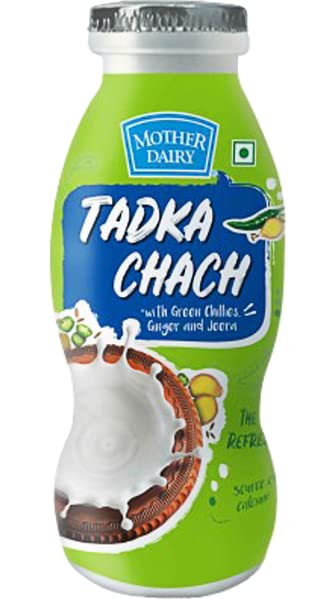 Mother Dairy Chach - Tadka, 200ml Bottle : Amazon.in: Grocery & Gourmet ...