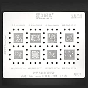 AMAOE QU 7 Stencil for QUALCOMM CPU SM4250,SM6125,SM6115,SM7125,SM7150 ...