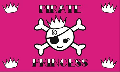 Amazon.com : Pirate Princess Flag 3x5ft Poly : Patio, Lawn & Garden