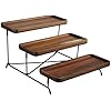 Amazon.com | HOMKULA 3 Tiered Tray Stand - Three Tiered Serving Stand ...