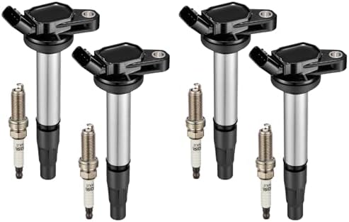 Amazon.com: SYKRSS Set of 4 UF596 Ignition Coil Pack and 93501 Spark ...