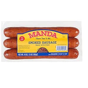 Amazon.com: Manda Fine Meats Hot Sausage 1 lb (3 Pack)
