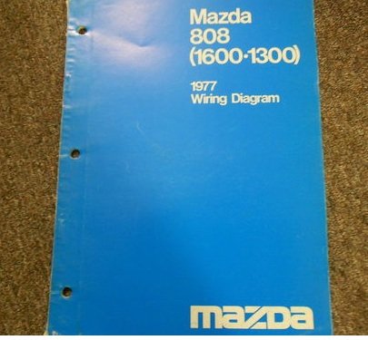 1977 Mazda 808 Electrical Wiring Diagram Service Repair Shop Manual ...