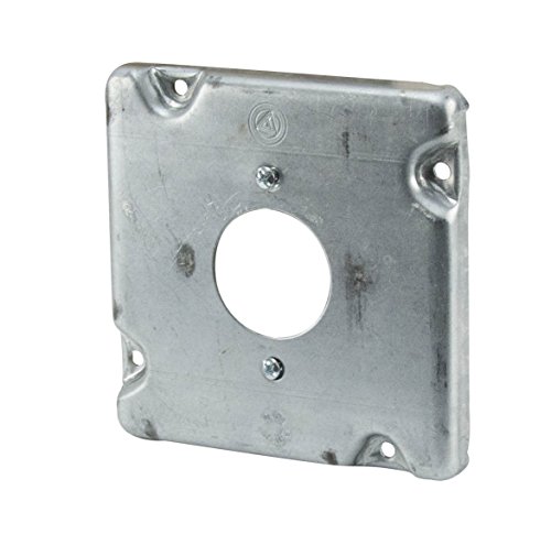 Appleton 8496 4-11/16" Square Exposed Work Cover, (1) Single Receptacle ...