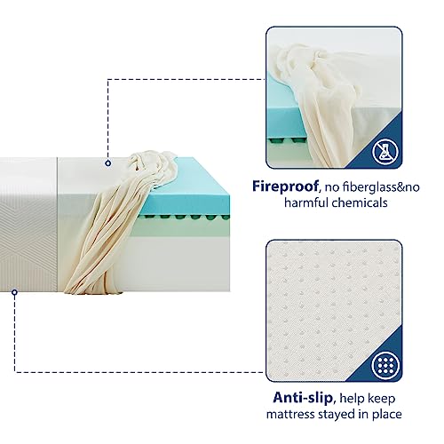 Snapklik.com : ELEMUSE Full Mattress 10 Inch Cooling Gel Memory Foam ...