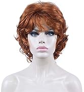 Amazon.com: Aimole Synthetic Heat Resistant Hair Long Curly Wigs ...