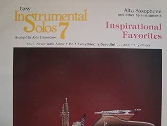 Amazon.com: Inspirational Favorites / Alto Sax / Easy Instrumental ...