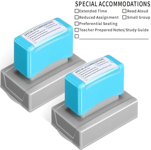 Amazon.com : SPED Modifications Or Accommodation Teacher's Rubber Stamp ...