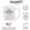 Amazon.com | Casitika Case Manager Gifts. 11oz Mug For Office Co ...