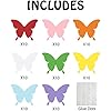 Amazon.com: 80 pcs Butterfly Shape Cutouts for Classroom, UNIIDECO ...